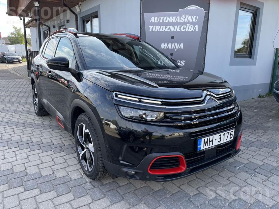 Черный Ситроен C5 Aircross 2019 в Талси, объемом двигателя 1.60 л и пробегом 118 тыс. км за 13500 €, фото 1 на AUTOMOTO.COM.LV