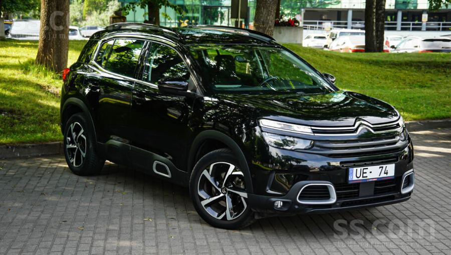 Черный Ситроен C5 Aircross 2020 в Рига, объемом двигателя 1.20 л и пробегом 207 тыс. км за 13450 €, фото 4 на AUTOMOTO.COM.LV