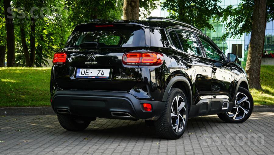 Черный Ситроен C5 Aircross 2020 в Рига, объемом двигателя 1.20 л и пробегом 207 тыс. км за 13450 €, фото 6 на AUTOMOTO.COM.LV