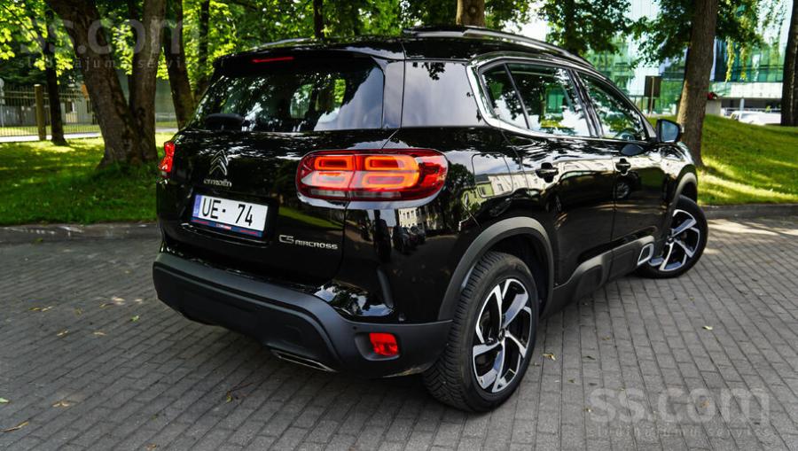 Черный Ситроен C5 Aircross 2020 в Рига, объемом двигателя 1.20 л и пробегом 207 тыс. км за 13450 €, фото 7 на AUTOMOTO.COM.LV