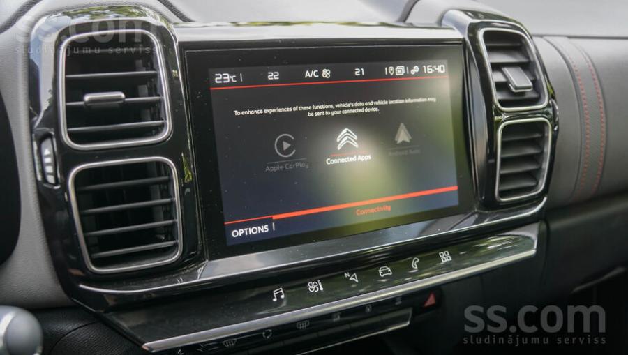 Черный Ситроен C5 Aircross 2020 в Рига, объемом двигателя 1.20 л и пробегом 207 тыс. км за 13450 €, фото 21 на AUTOMOTO.COM.LV