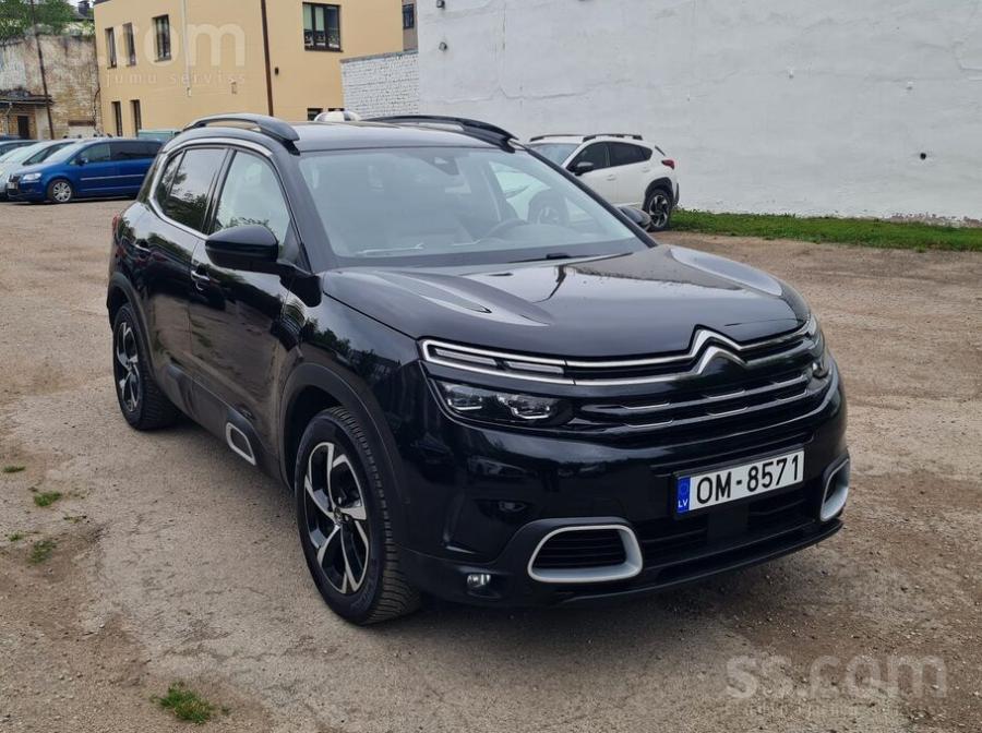 Черный Ситроен C5 Aircross 2021 в Елгава, объемом двигателя 1.20 л и пробегом 0 тыс. км за 13490 €, фото 5 на AUTOMOTO.COM.LV