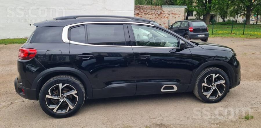Черный Ситроен C5 Aircross 2021 в Елгава, объемом двигателя 1.20 л и пробегом 0 тыс. км за 13490 €, фото 6 на AUTOMOTO.COM.LV