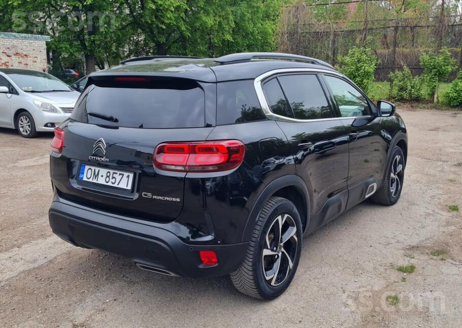 Черный Ситроен C5 Aircross 2021 в Елгава, объемом двигателя 1.20 л и пробегом 0 тыс. км за 13490 €, фото 9 на AUTOMOTO.COM.LV