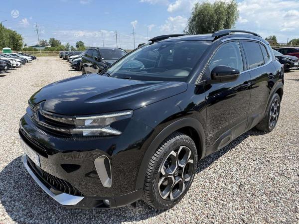 Melns Citroen C5 Aircross 2022 Marijampole, ar dzinēja tilpumu 1.50 L un nobraukumu 164 tūkst. km par 16934 €, foto  vietnē AUTOMOTO.COM.LV