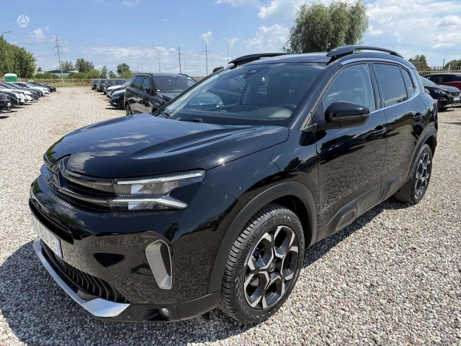 Черный Ситроен C5 Aircross 2022 в Мариямполе, объемом двигателя 1.50 л и пробегом 164 тыс. км за 16934 €, фото 1 на AUTOMOTO.COM.LV