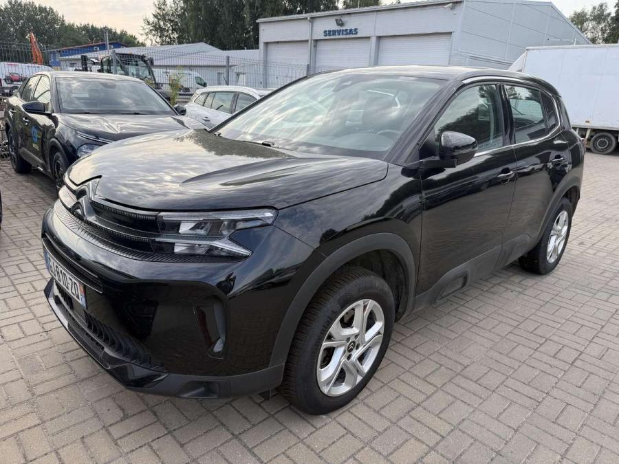 Черный Ситроен C5 Aircross 2022 в Каунас, объемом двигателя 1.20 л и пробегом 126 тыс. км за 13552 €, фото 1 на AUTOMOTO.COM.LV