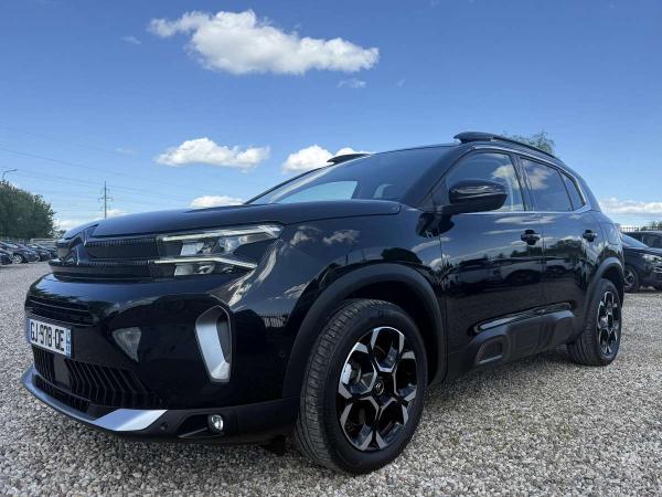 Black Citroen C5 Aircross 2022 in Marijampole, with an engine capacity of 1.60 L and mileage of 141 thousand km for 16895 €, photo 1 on AUTOMOTO.COM.LV