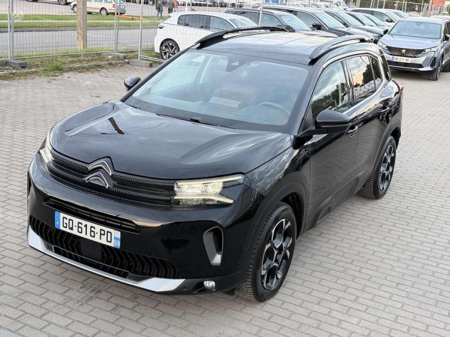 Черный Ситроен C5 Aircross 2023 в Мариямполе, объемом двигателя 1.20 л и пробегом 124 тыс. км за 15972 €, фото 3 на AUTOMOTO.COM.LV