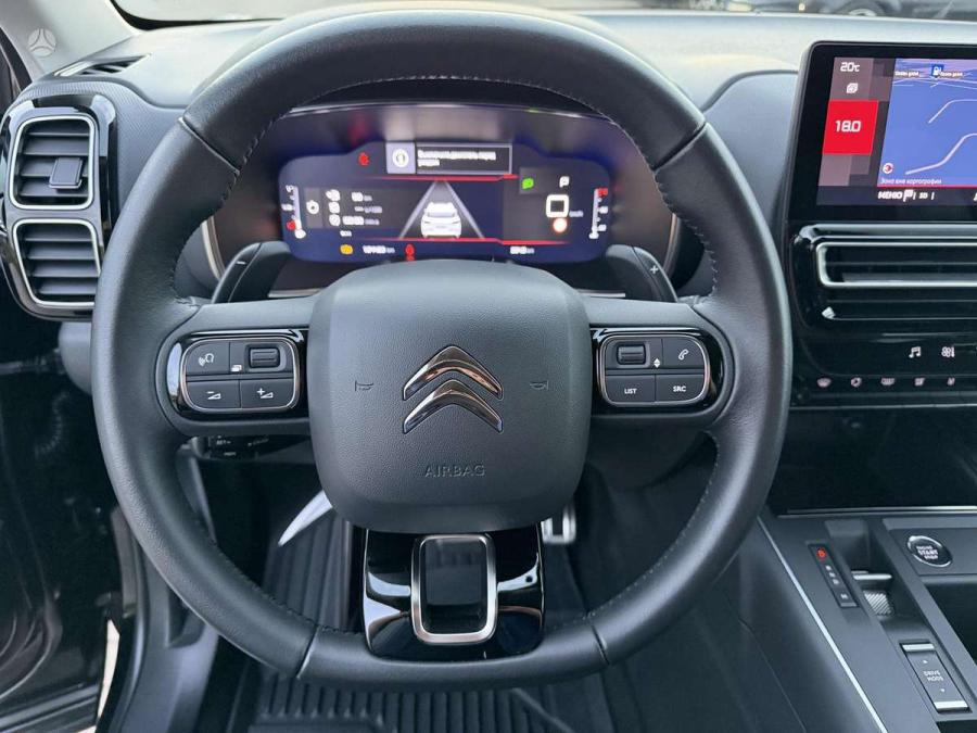Черный Ситроен C5 Aircross 2023 в Мариямполе, объемом двигателя 1.20 л и пробегом 124 тыс. км за 15972 €, фото 34 на AUTOMOTO.COM.LV