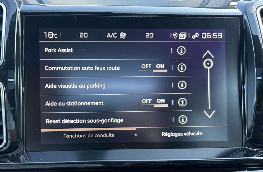 Melns Citroen C5 Aircross 2018 Tauragė, ar dzinēja tilpumu 1.60 L un nobraukumu 140 tūkst. km par 12600 €, foto 18 vietnē AUTOMOTO.COM.LV