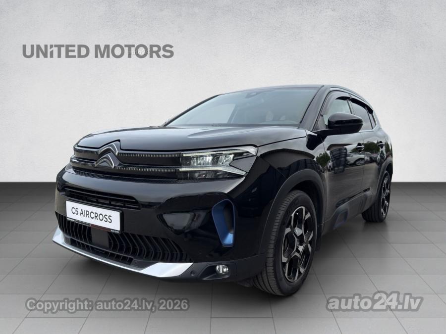 Black Citroen C5 Aircross 2022 in Johvi, with an engine capacity of 1.50 L and mileage of 36 thousand km for 19900 €, photo 1 on AUTOMOTO.COM.LV