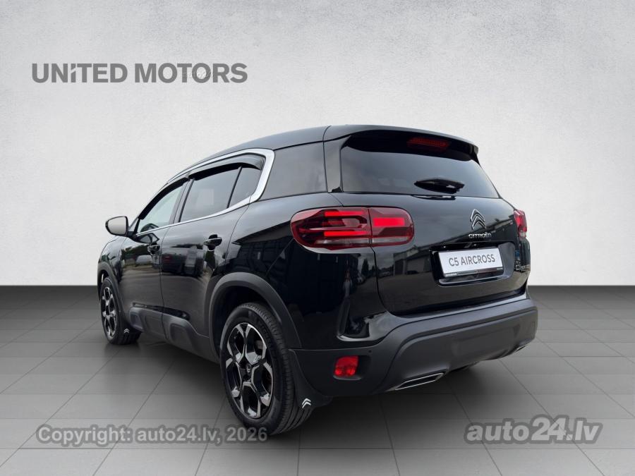 Black Citroen C5 Aircross 2022 in Johvi, with an engine capacity of 1.50 L and mileage of 36 thousand km for 19900 €, photo 5 on AUTOMOTO.COM.LV