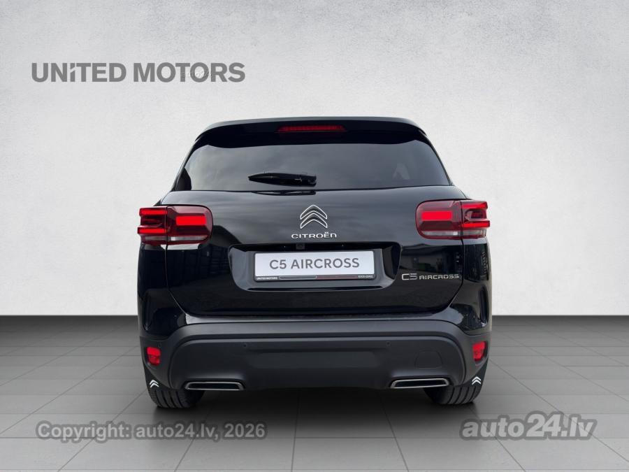 Black Citroen C5 Aircross 2022 in Johvi, with an engine capacity of 1.50 L and mileage of 36 thousand km for 19900 €, photo 6 on AUTOMOTO.COM.LV
