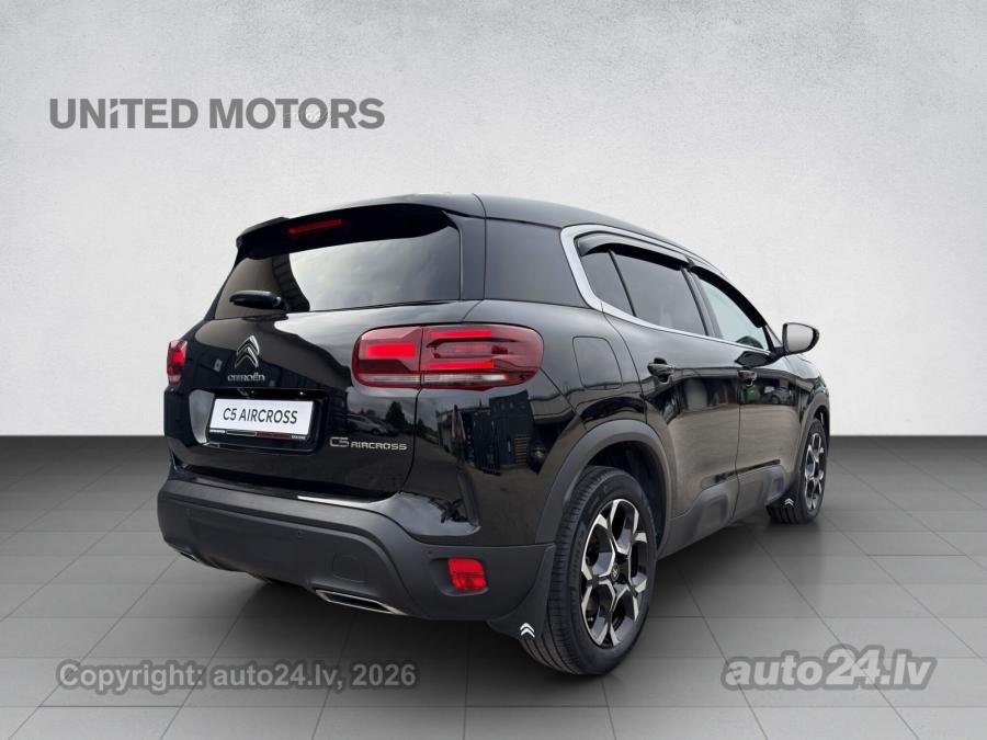 Black Citroen C5 Aircross 2022 in Johvi, with an engine capacity of 1.50 L and mileage of 36 thousand km for 19900 €, photo 7 on AUTOMOTO.COM.LV