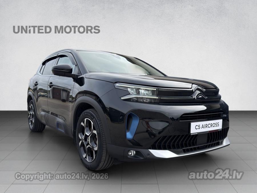 Black Citroen C5 Aircross 2022 in Johvi, with an engine capacity of 1.50 L and mileage of 36 thousand km for 19900 €, photo 9 on AUTOMOTO.COM.LV
