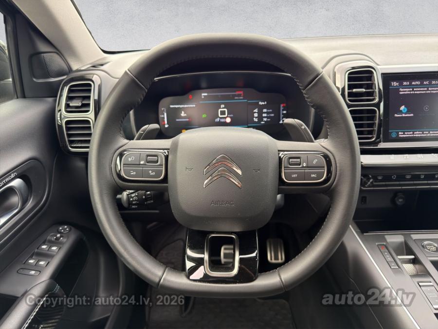 Black Citroen C5 Aircross 2022 in Johvi, with an engine capacity of 1.50 L and mileage of 36 thousand km for 19900 €, photo 14 on AUTOMOTO.COM.LV