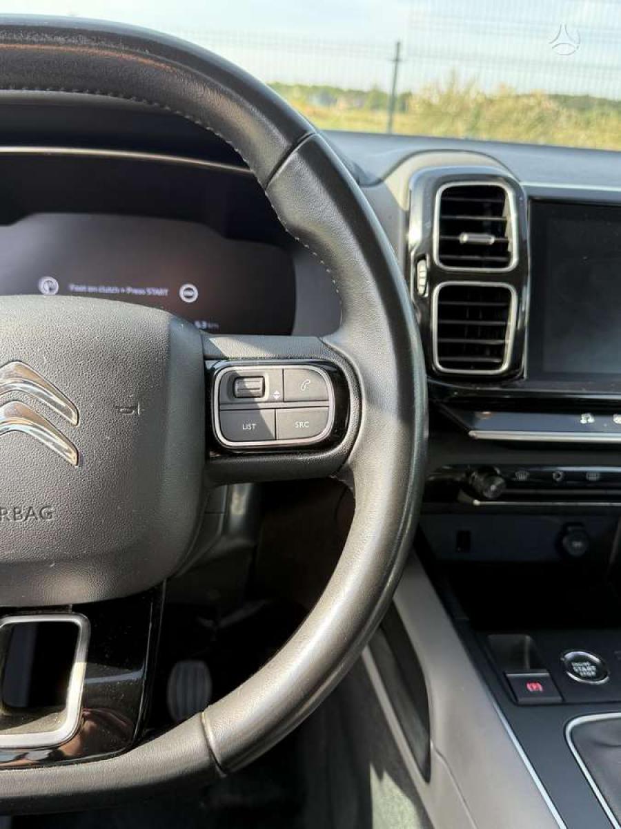Zils Citroen C5 Aircross 2020 Kauņa, ar dzinēja tilpumu 1.50 L un nobraukumu 226 tūkst. km par 10300 €, foto 23 vietnē AUTOMOTO.COM.LV