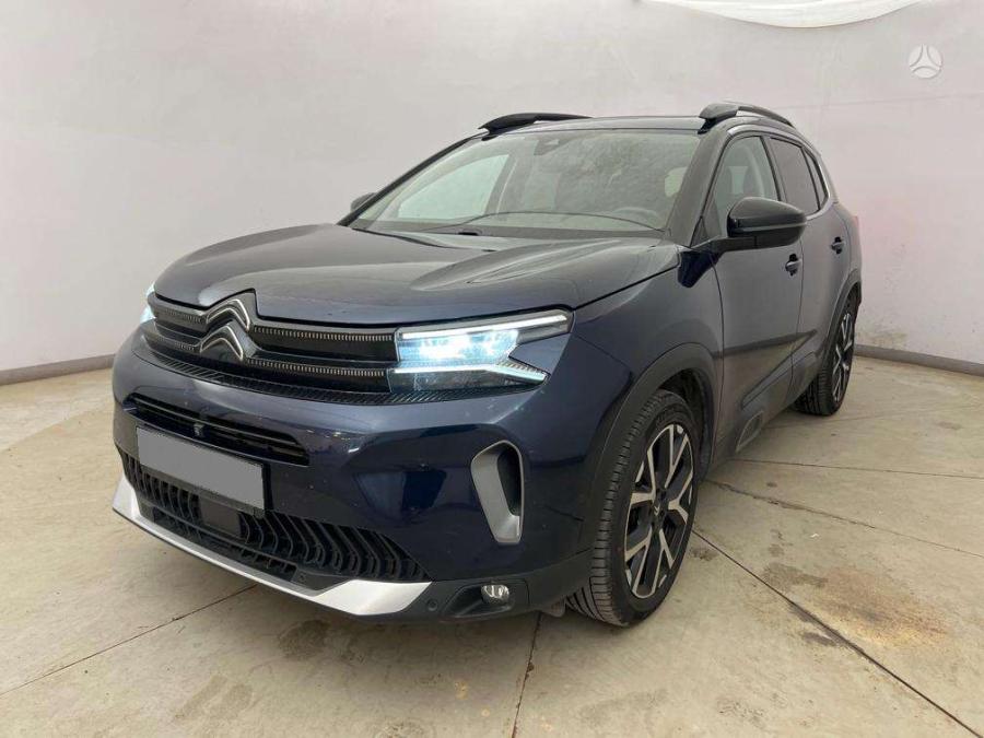 Синий Ситроен C5 Aircross 2022 в Вильнюс, объемом двигателя 1.20 л и пробегом 86 тыс. км за 18515 €, фото 1 на AUTOMOTO.COM.LV
