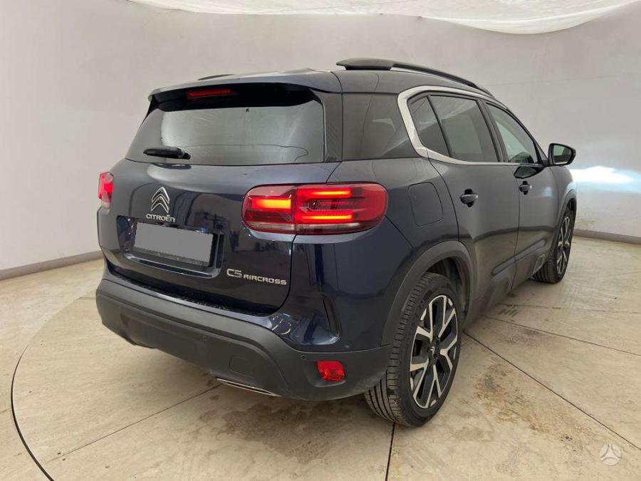 Синий Ситроен C5 Aircross 2022 в Вильнюс, объемом двигателя 1.20 л и пробегом 86 тыс. км за 18515 €, фото 3 на AUTOMOTO.COM.LV