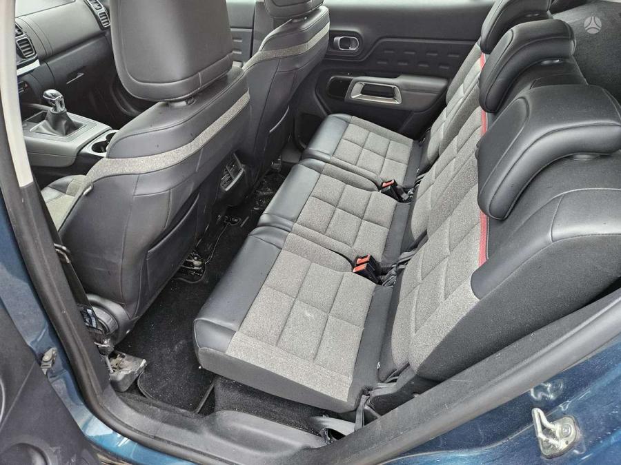 Blue Citroen C5 Aircross 2022 in Vilnius, with an engine capacity of 1.20 L and mileage of 114 thousand km for 12342 €, photo 14 on AUTOMOTO.COM.LV