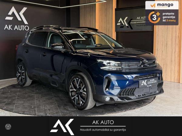 Blue Citroen C5 Aircross 2022 in Kaunas, with an engine capacity of 1.50 L and mileage of 90 thousand km for 19390 €, photo 1 on AUTOMOTO.COM.LV