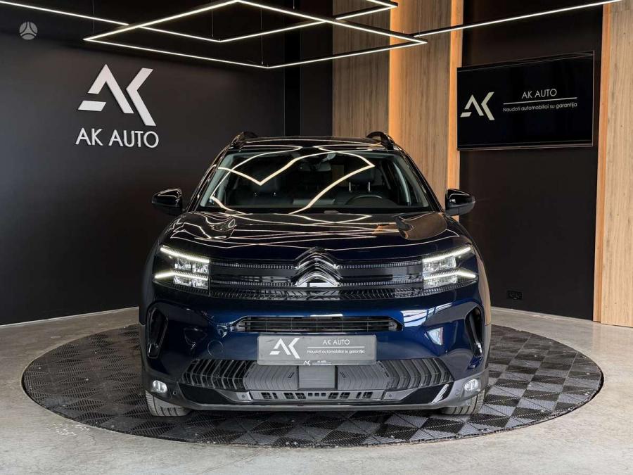 Blue Citroen C5 Aircross 2022 in Kaunas, with an engine capacity of 1.50 L and mileage of 90 thousand km for 19390 €, photo 5 on AUTOMOTO.COM.LV