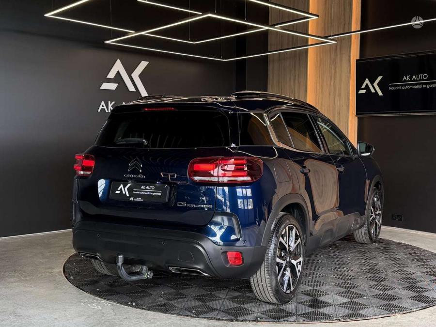 Blue Citroen C5 Aircross 2022 in Kaunas, with an engine capacity of 1.50 L and mileage of 90 thousand km for 19390 €, photo 12 on AUTOMOTO.COM.LV