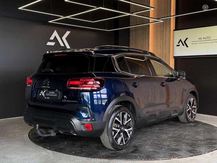 Blue Citroen C5 Aircross 2022 in Kaunas, with an engine capacity of 1.50 L and mileage of 90 thousand km for 19390 €, photo 13 on AUTOMOTO.COM.LV