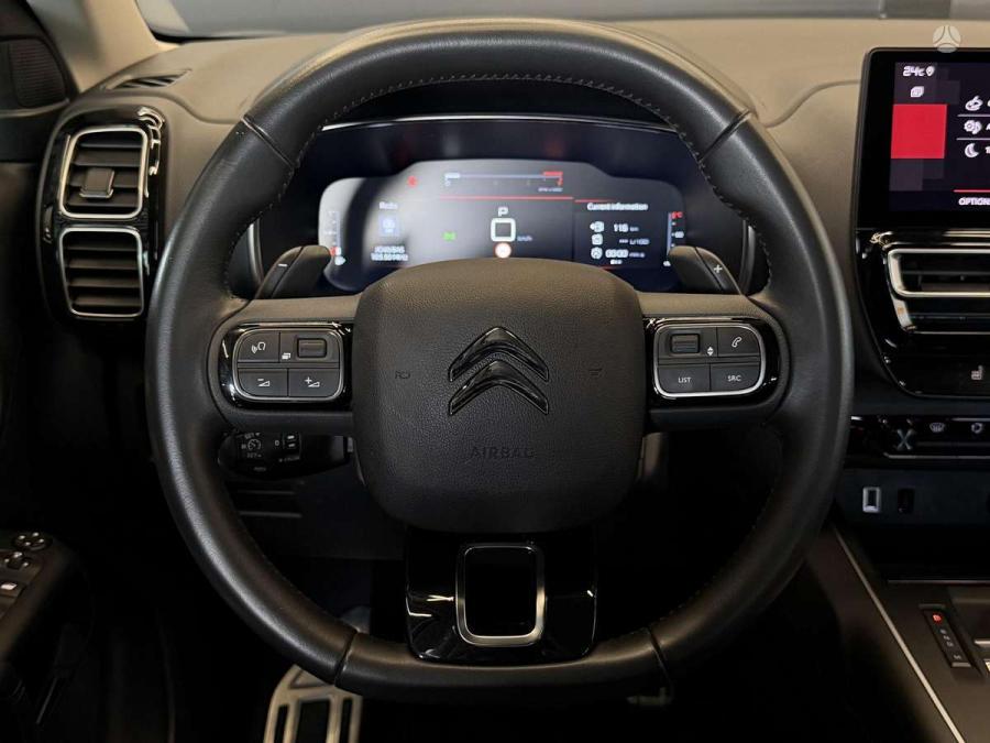 Blue Citroen C5 Aircross 2022 in Kaunas, with an engine capacity of 1.50 L and mileage of 90 thousand km for 19390 €, photo 15 on AUTOMOTO.COM.LV