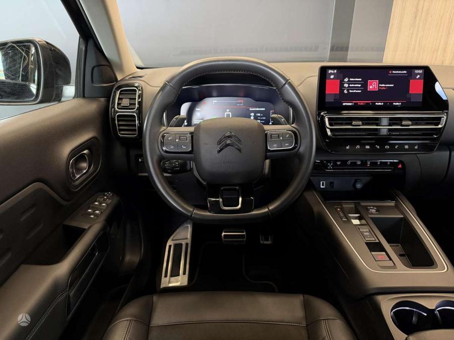 Blue Citroen C5 Aircross 2022 in Kaunas, with an engine capacity of 1.50 L and mileage of 90 thousand km for 19390 €, photo 16 on AUTOMOTO.COM.LV