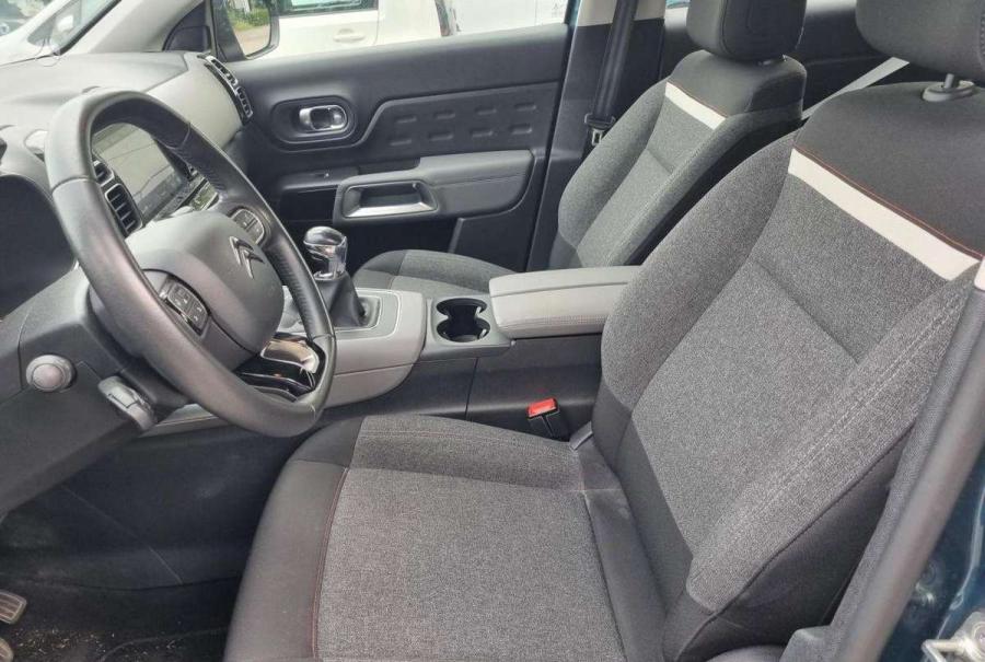 Blue Citroen C5 Aircross 2022 in Kaunas, with an engine capacity of 1.20 L and mileage of 123 thousand km for 10878 €, photo 12 on AUTOMOTO.COM.LV