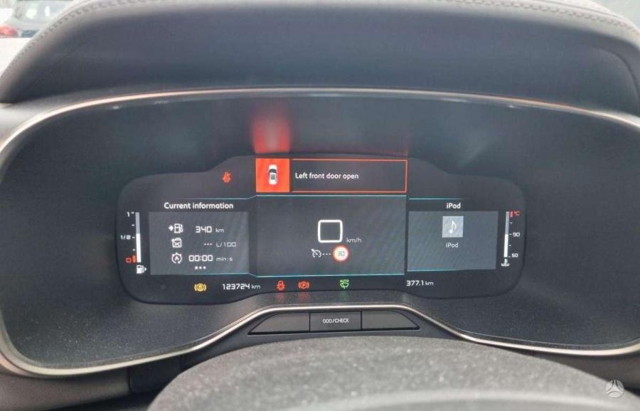 Blue Citroen C5 Aircross 2022 in Kaunas, with an engine capacity of 1.20 L and mileage of 123 thousand km for 10878 €, photo 17 on AUTOMOTO.COM.LV
