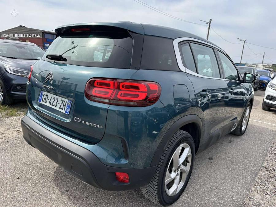 Синий Ситроен C5 Aircross 2022 в Вильнюс, объемом двигателя 1.50 л и пробегом 186 тыс. км за 11857 €, фото 7 на AUTOMOTO.COM.LV