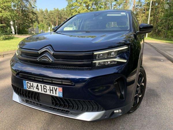 Синий Ситроен C5 Aircross 2022 в Вильнюс, объемом двигателя 1.20 л и пробегом 108 тыс. км за 15430 €, фото 1 на AUTOMOTO.COM.LV
