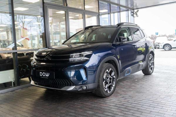 Blue Citroen C5 Aircross 2023 in Vilnius, with an engine capacity of 1.20 L and mileage of 46 thousand km for 19900 €, photo 2 on AUTOMOTO.COM.LV