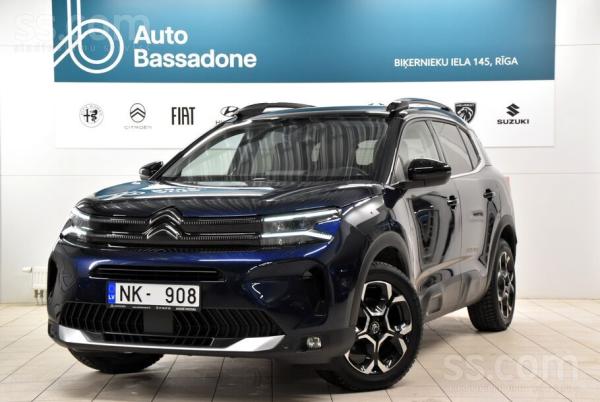 Zils Citroen C5 Aircross 2023 Rīga, ar dzinēja tilpumu 1.50 L un nobraukumu 23 tūkst. km par 22990 €, foto 1 vietnē AUTOMOTO.COM.LV