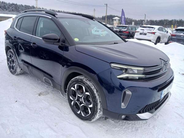 Blue Citroen C5 Aircross 2023 in Vilnius, with an engine capacity of 1.50 L and mileage of 149 thousand km for 17606 €, photo 3 on AUTOMOTO.COM.LV