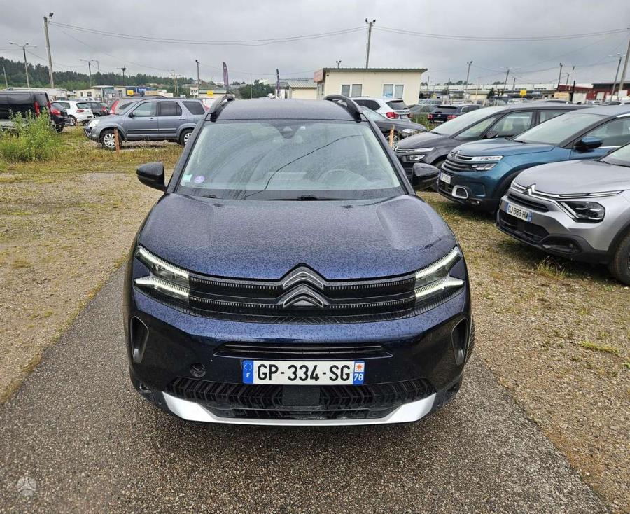 Синий Ситроен C5 Aircross 2023 в Вильнюс, объемом двигателя 1.20 л и пробегом 135 тыс. км за 15428 €, фото 3 на AUTOMOTO.COM.LV