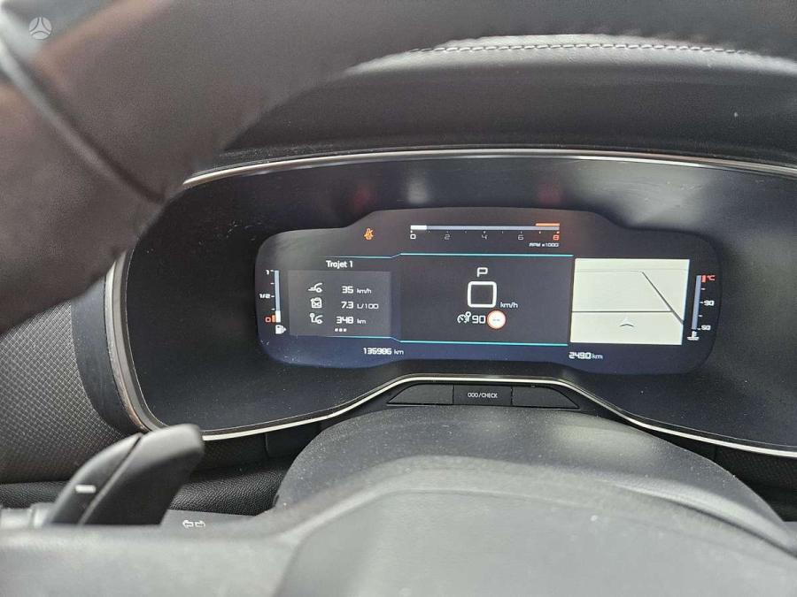 Синий Ситроен C5 Aircross 2023 в Вильнюс, объемом двигателя 1.20 л и пробегом 135 тыс. км за 15428 €, фото 10 на AUTOMOTO.COM.LV
