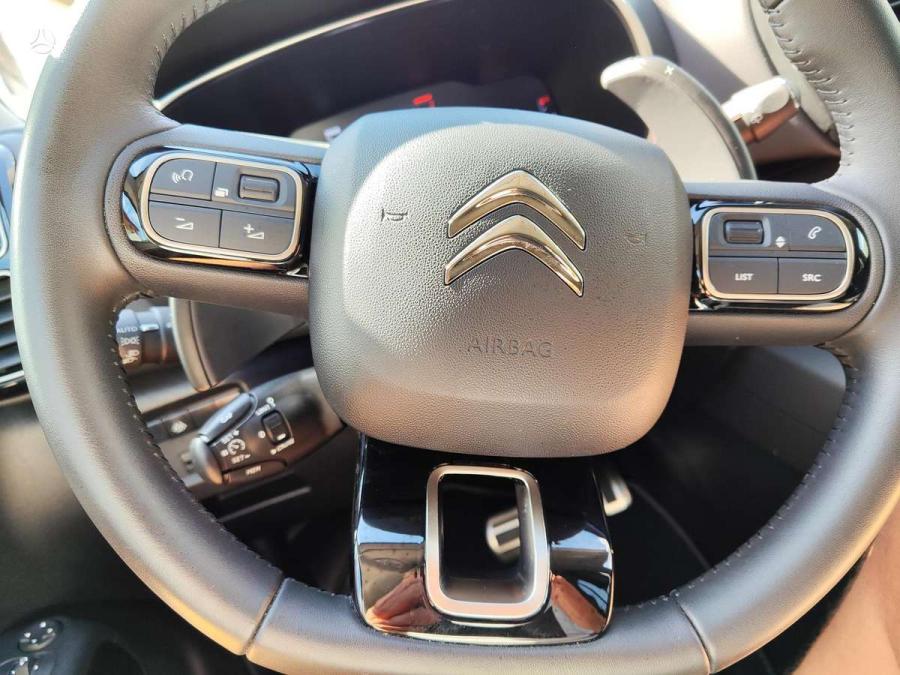 Blue Citroen C5 Aircross 2023 in Marijampole, with an engine capacity of 1.50 L and mileage of 114 thousand km for 17297 €, photo 13 on AUTOMOTO.COM.LV