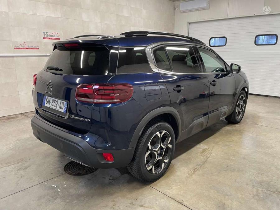 Синий Ситроен C5 Aircross 2023 в Мариямполе, объемом двигателя 1.20 л и пробегом 49 тыс. км за 17424 €, фото 5 на AUTOMOTO.COM.LV