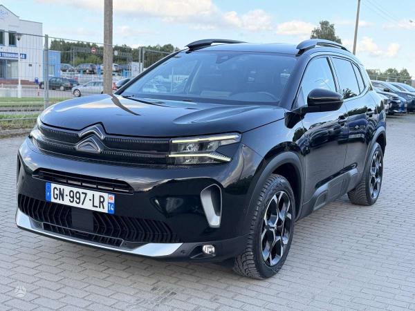 Blue Citroen C5 Aircross 2023 in Marijampole, with an engine capacity of 1.20 L and mileage of 119 thousand km for 16577 €, photo 1 on AUTOMOTO.COM.LV