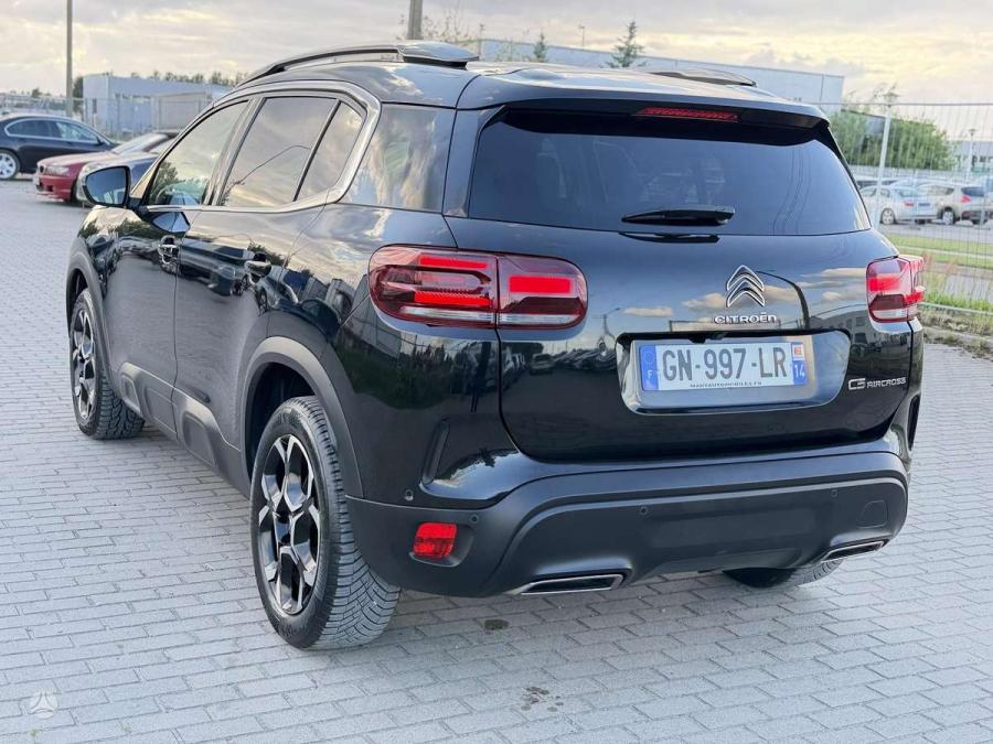 Blue Citroen C5 Aircross 2023 in Marijampole, with an engine capacity of 1.20 L and mileage of 119 thousand km for 16577 €, photo 14 on AUTOMOTO.COM.LV