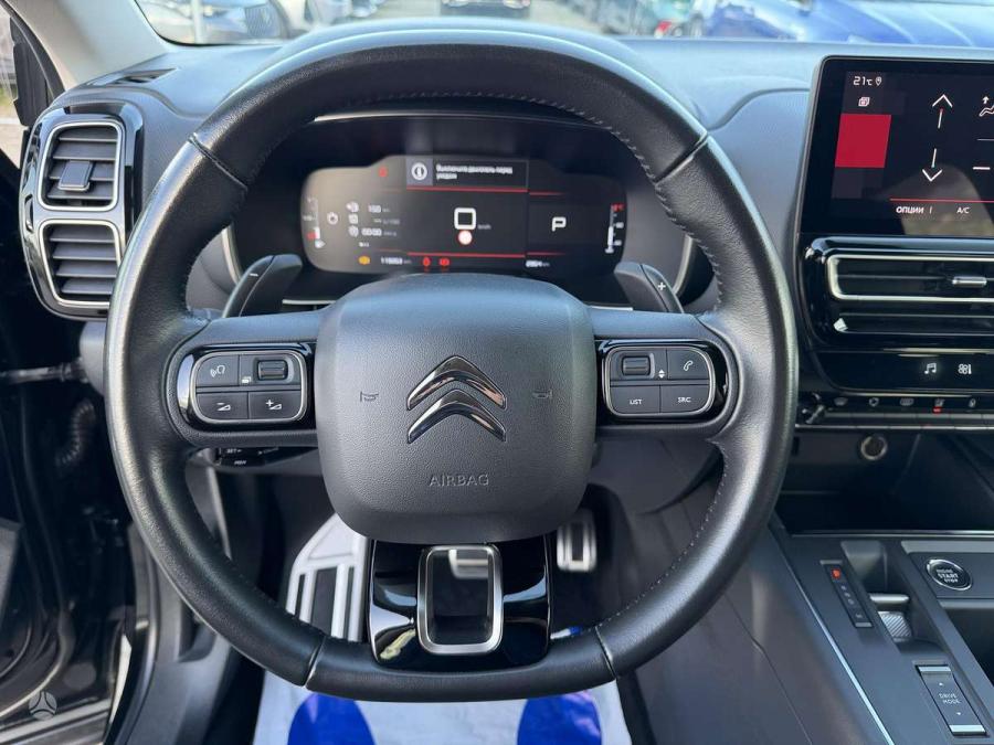 Blue Citroen C5 Aircross 2023 in Marijampole, with an engine capacity of 1.20 L and mileage of 119 thousand km for 16577 €, photo 34 on AUTOMOTO.COM.LV