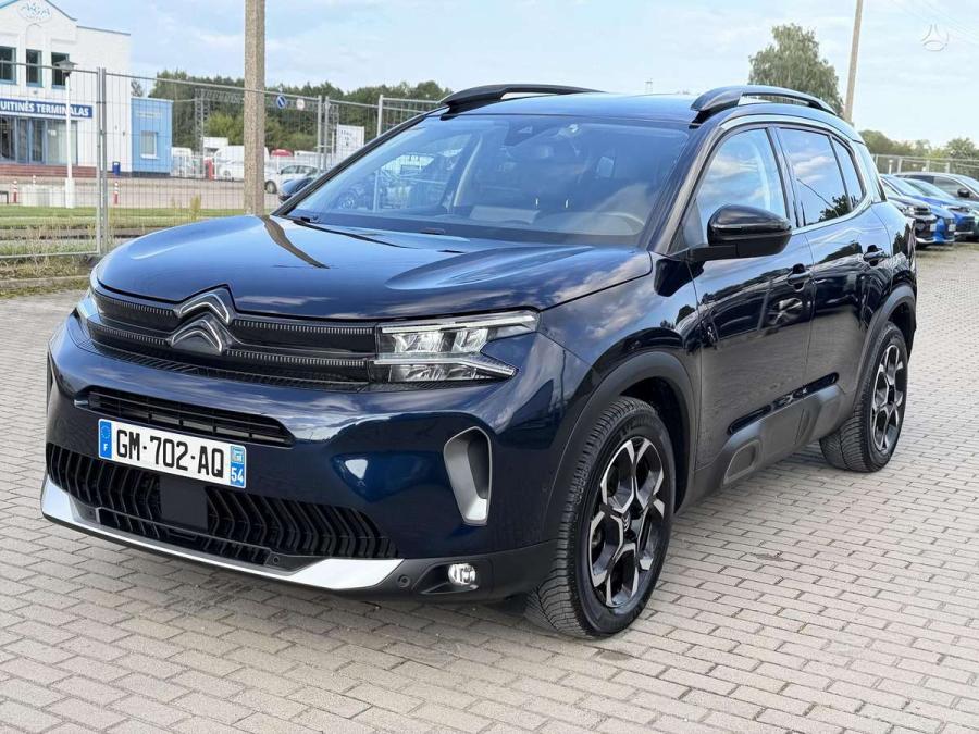 Zils Citroen C5 Aircross 2023 Marijampole, ar dzinēja tilpumu 1.50 L un nobraukumu 161 tūkst. km par 15609 €, foto 1 vietnē AUTOMOTO.COM.LV