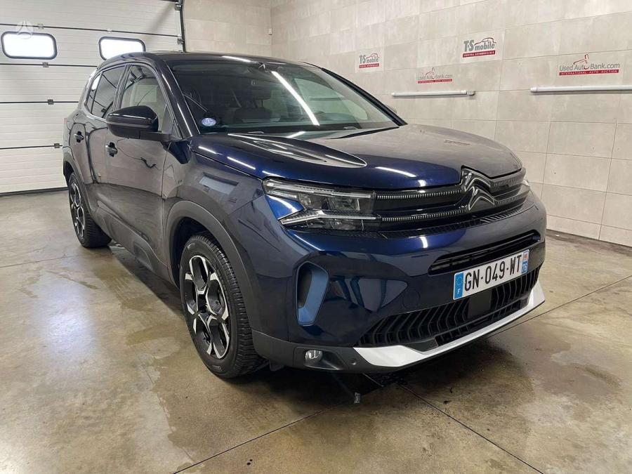 Синий Ситроен C5 Aircross 2023 в Мариямполе, объемом двигателя 1.20 л и пробегом 87 тыс. км за 13994 €, фото 4 на AUTOMOTO.COM.LV