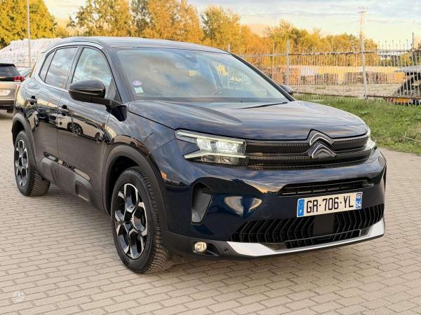 Blue Citroen C5 Aircross 2023 in Marijampole, with an engine capacity of 1.20 L and mileage of 141 thousand km for 13552 €, photo 6 on AUTOMOTO.COM.LV
