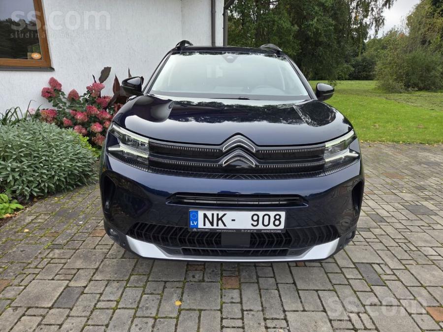 Синий Ситроен C5 Aircross 2023 в Рига, объемом двигателя 1.50 л и пробегом 34 тыс. км за 23900 €, фото 3 на AUTOMOTO.COM.LV