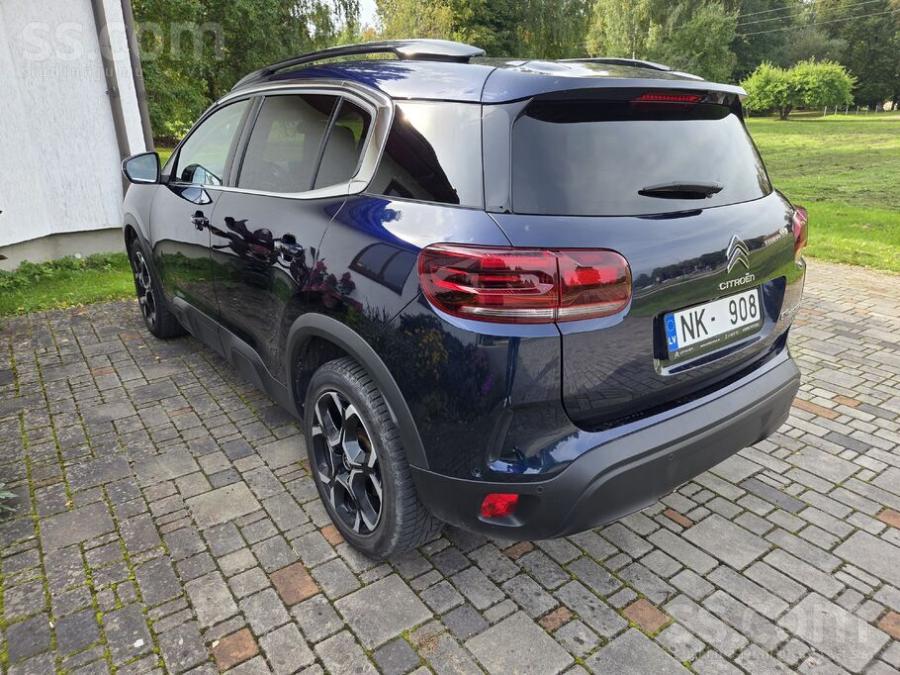 Синий Ситроен C5 Aircross 2023 в Рига, объемом двигателя 1.50 л и пробегом 34 тыс. км за 23900 €, фото 6 на AUTOMOTO.COM.LV
